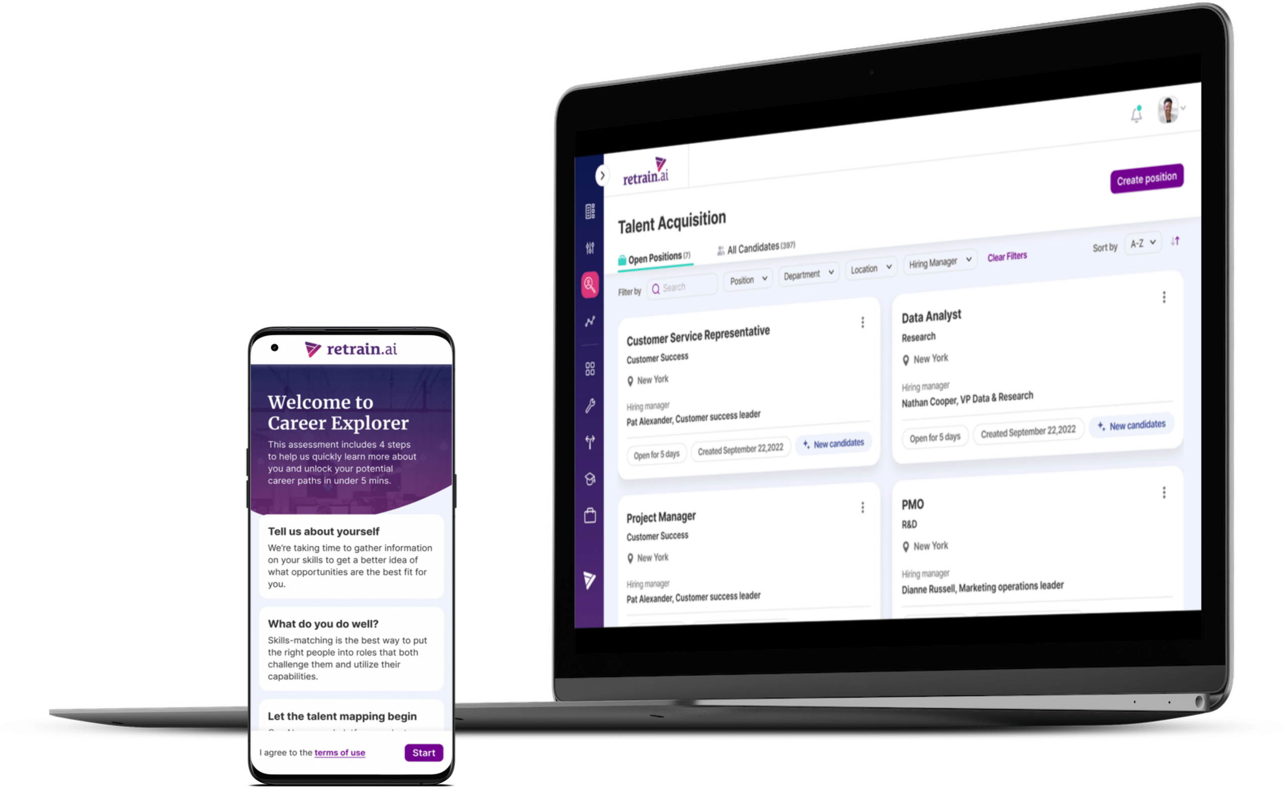 Talent Intelligence Platform For HR | retrain.ai