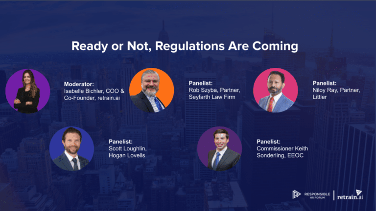 PODCAST: Ready or Not, Regulations are Coming - retrain.ai